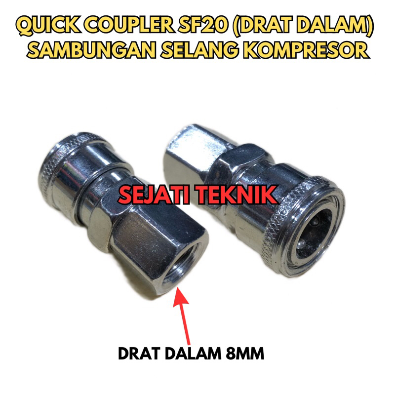 Quick coupler sf20 quick coupling sf20 compressor hose connection sf20 ...