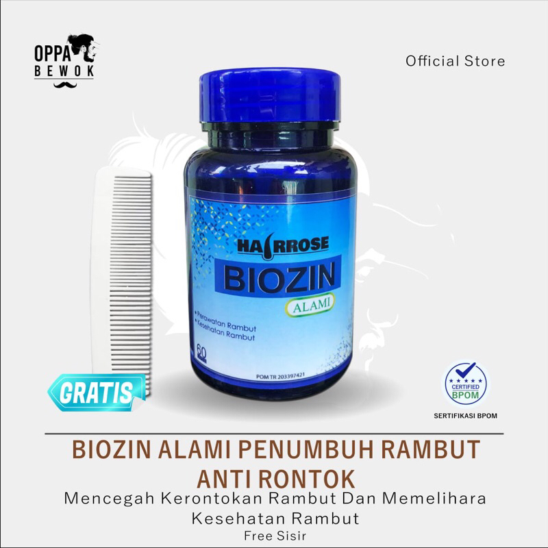 Biozin NATURAL Hair Loss Growth Vitamin Hair Supplement | Shopee Malaysia