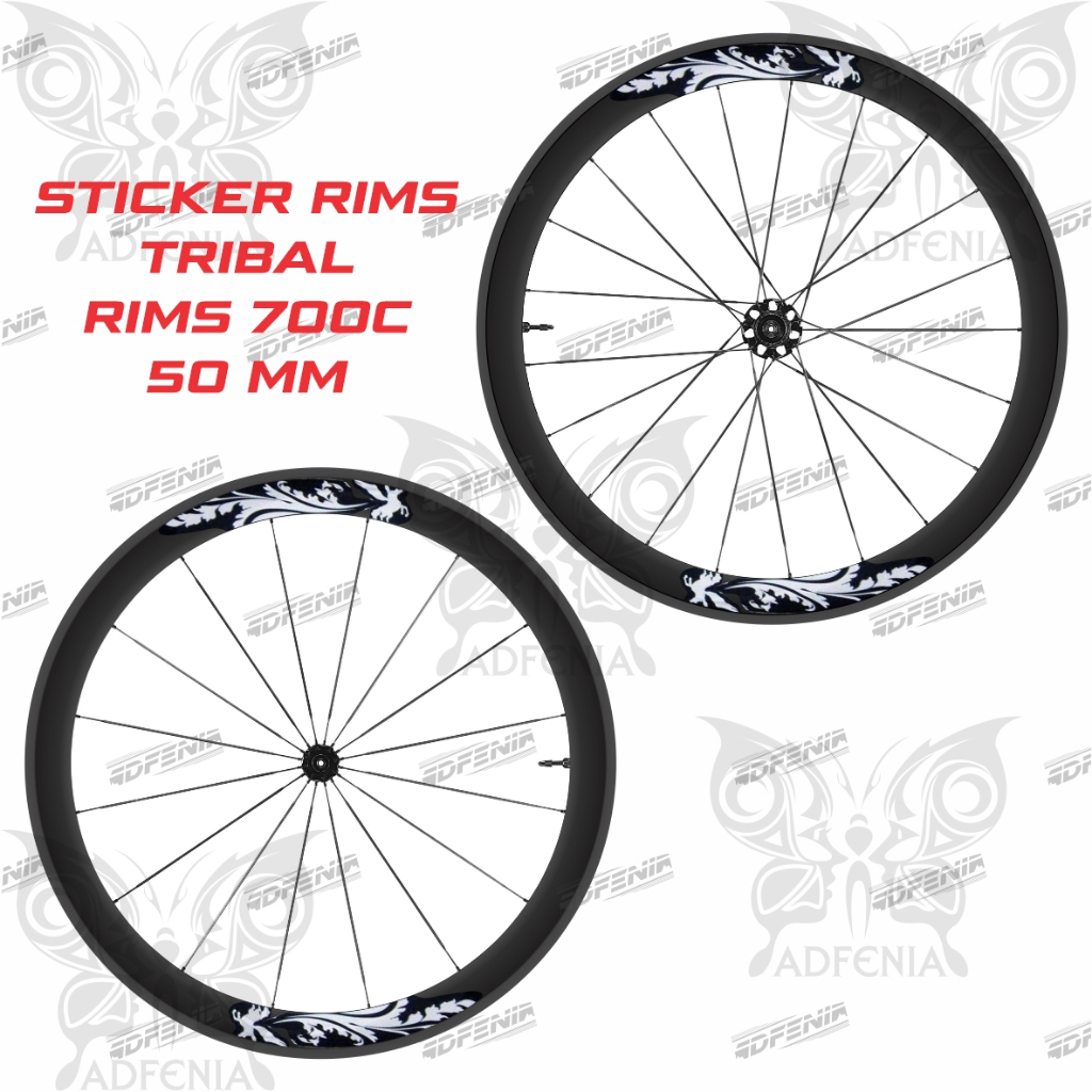 Sticker Decal rims Tribal rims 5cm 700c | Shopee Malaysia