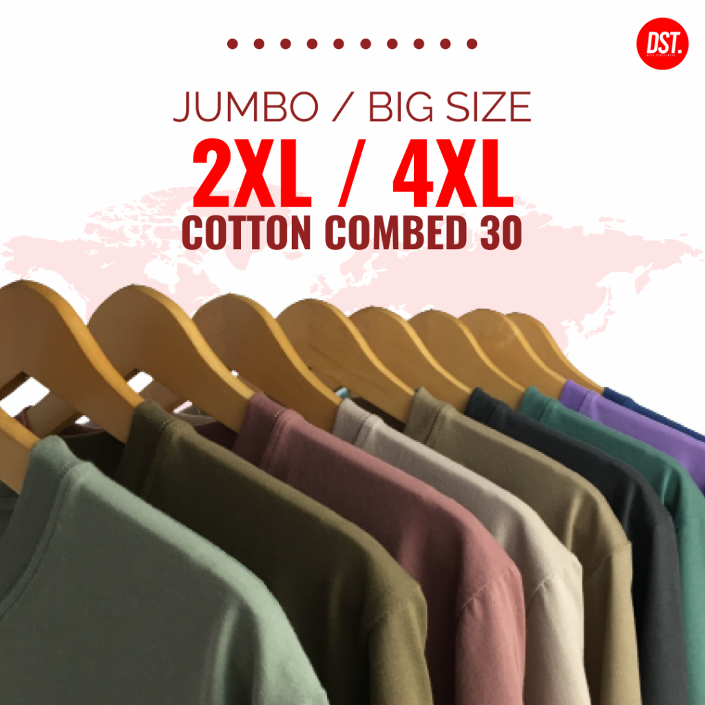 Kaos polos jumbo Tops big size 3] Men's And Women's Clothing XXL XXXL ...