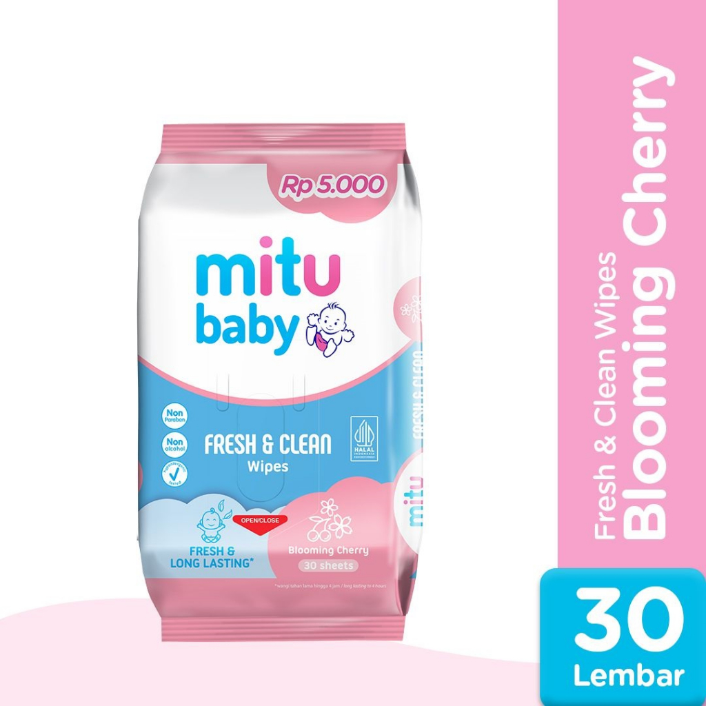 Mitu Baby Wet Wipes 30 sheets Fresh & Clean Wipes Baby Wet Wipes ...