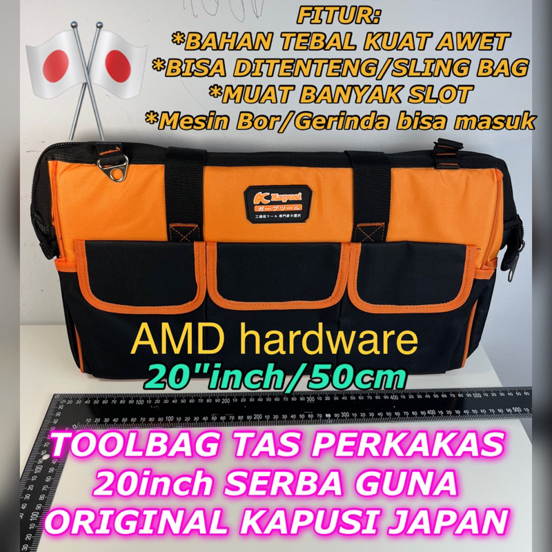 Toolbox BAG 20inch Tool Storage Tool Tool KIT Tool BAG Plastic Fabric 20" inch 50cm Pliers ...