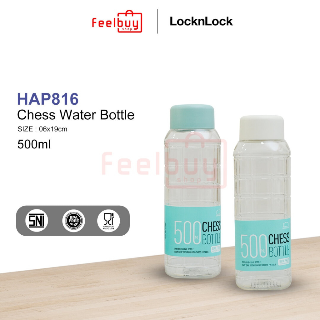 Locknlock Chess Water Bottle PET 500ML HAP816 500ML BPA Free | Shopee ...