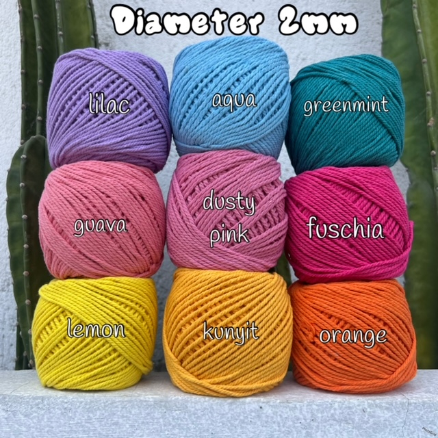 KATUN Cotton rope 2mm 100gr cotton rope | Shopee Malaysia