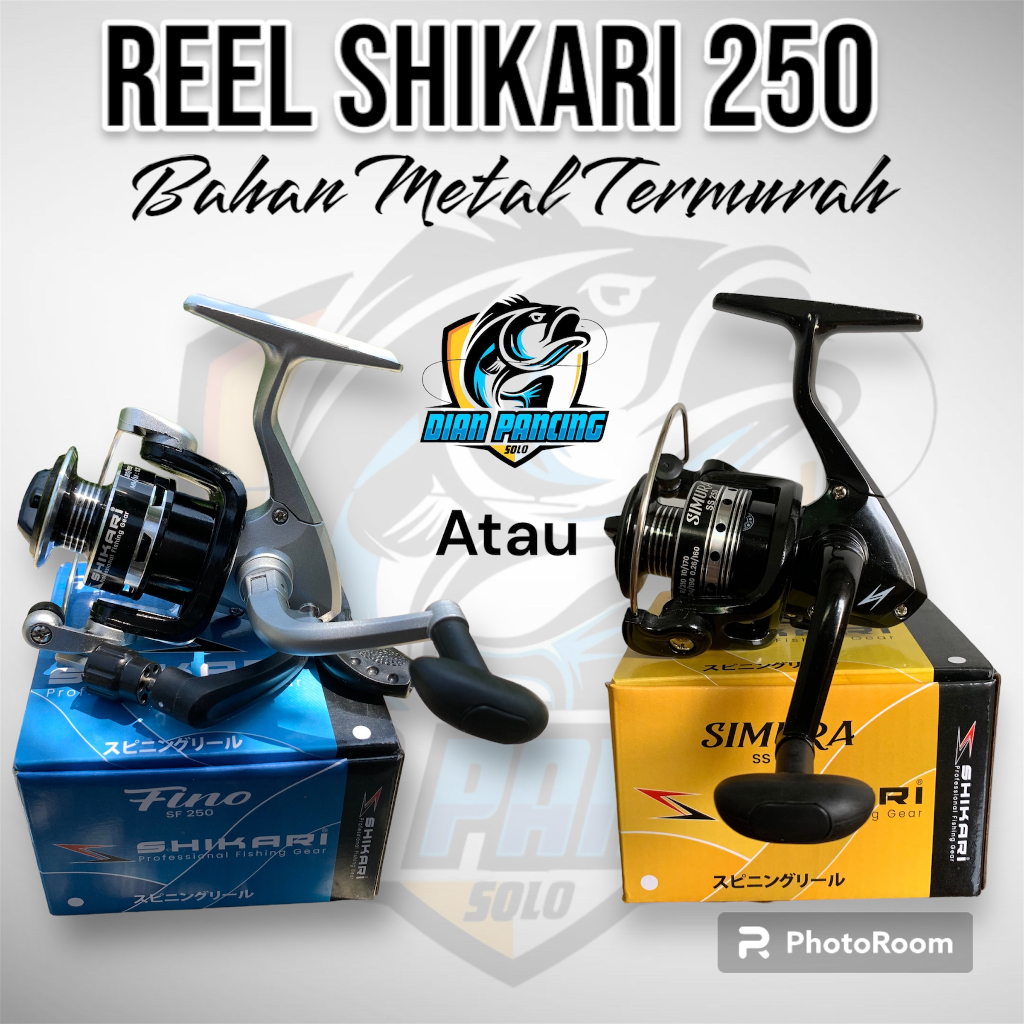 Shikari Simura SS 250 Metal Fishing Reel | Shopee Malaysia