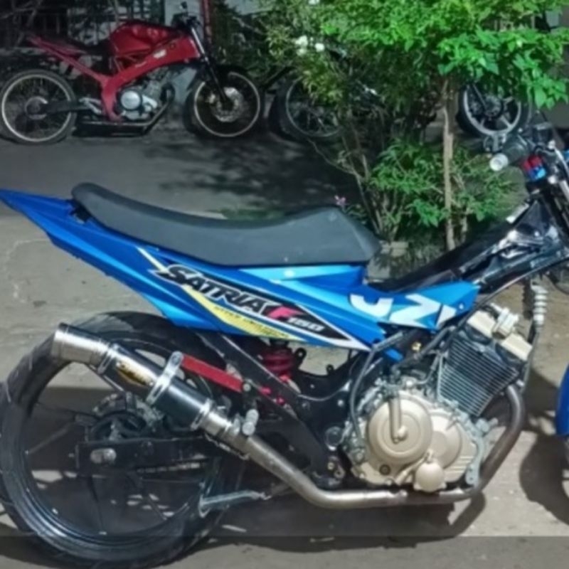 Opbr OPEN EXHAUST SUZUKI BELANG 150/FULL SET PIPE NECK DECK UNDERBONE ...