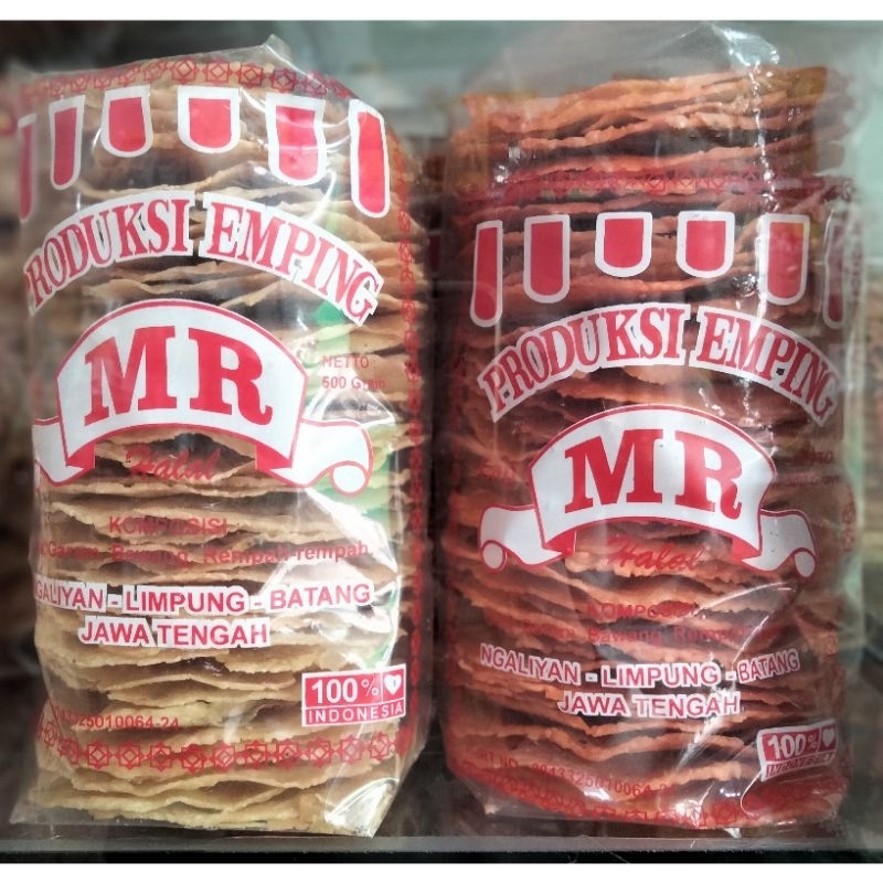 Original Limpung MR Emping (500g) Melinjo Chips / Large Emping ...