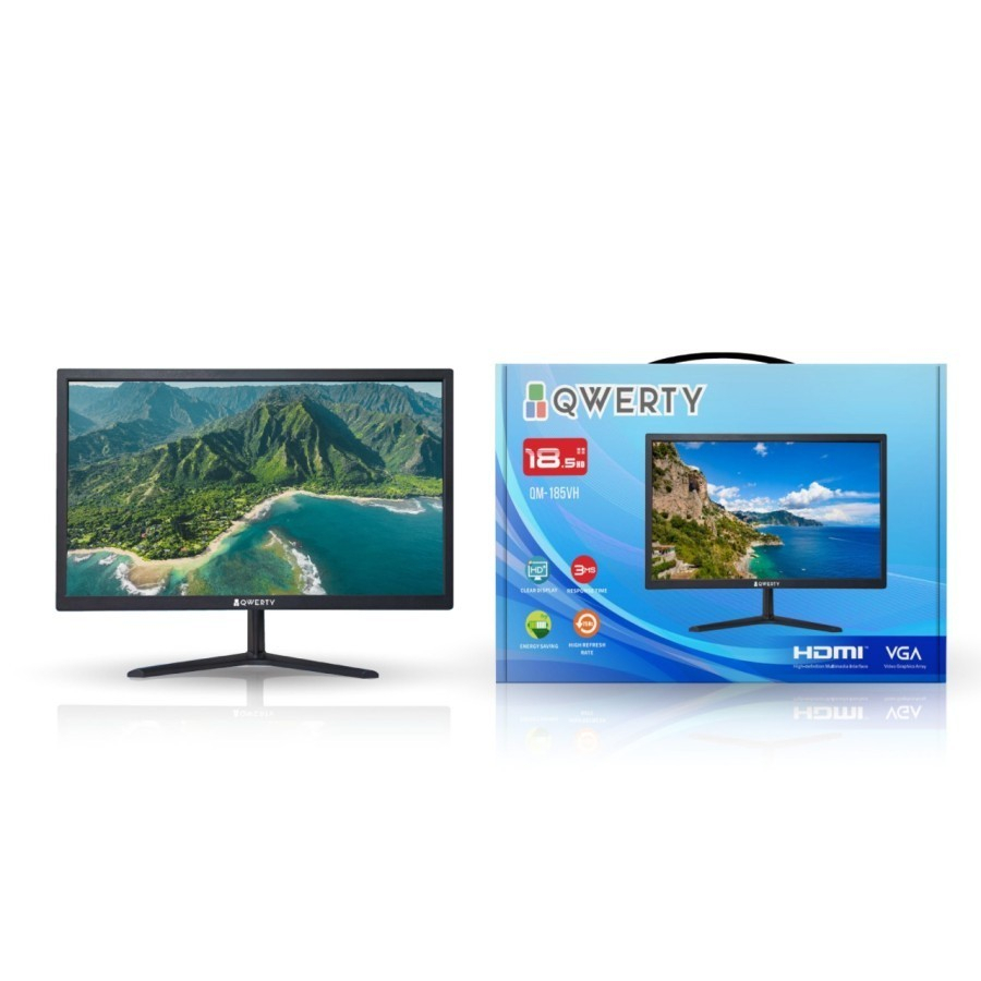 Qwerty MONITOR LED 19 INCH HDMI+VGA | Shopee Malaysia