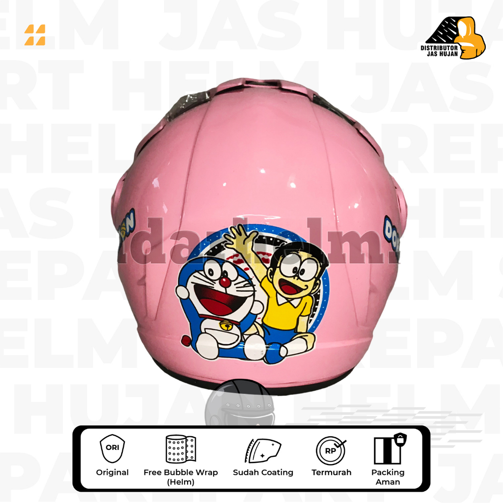 SNI Doraemon Pet Children's Helmet | Shopee Malaysia