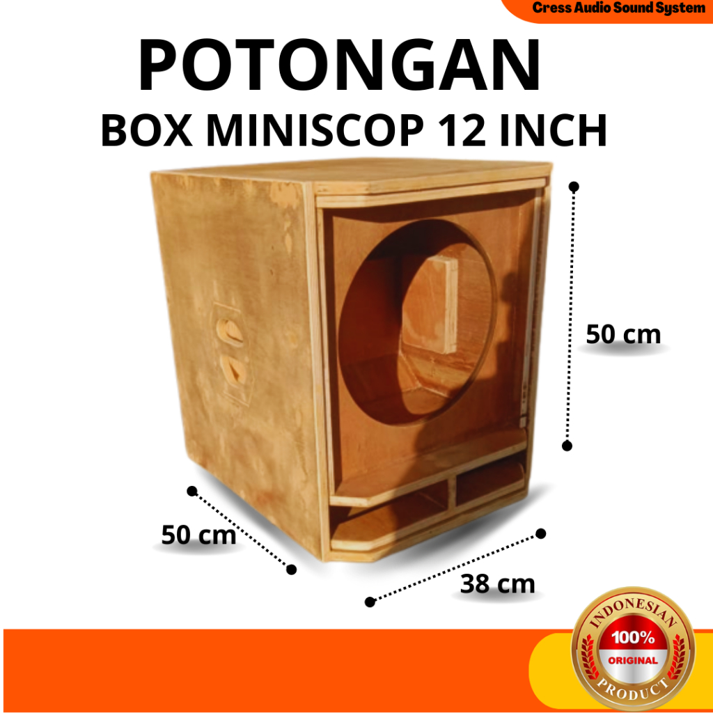 Cut Box Sound System Speaker Subwofer Miniscop 12inch Plywood Board ...