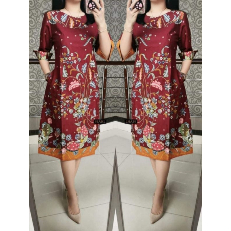 Batik DRESS MODERN BATIK DRESS MODERN Women's BATIK DRESS Party BATIK ...