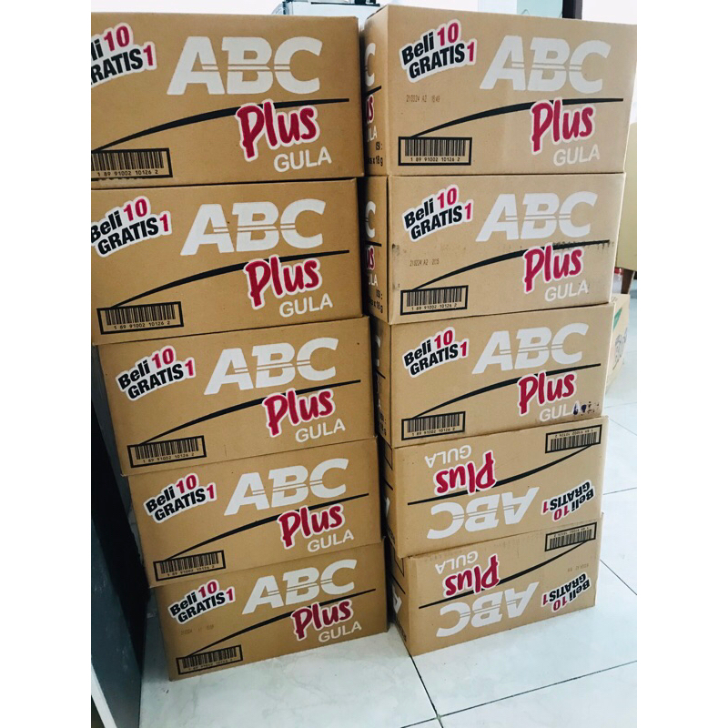 1 carton of ABC Coffee Plus sugar contains 120 sachets or 12 packs (10 ...