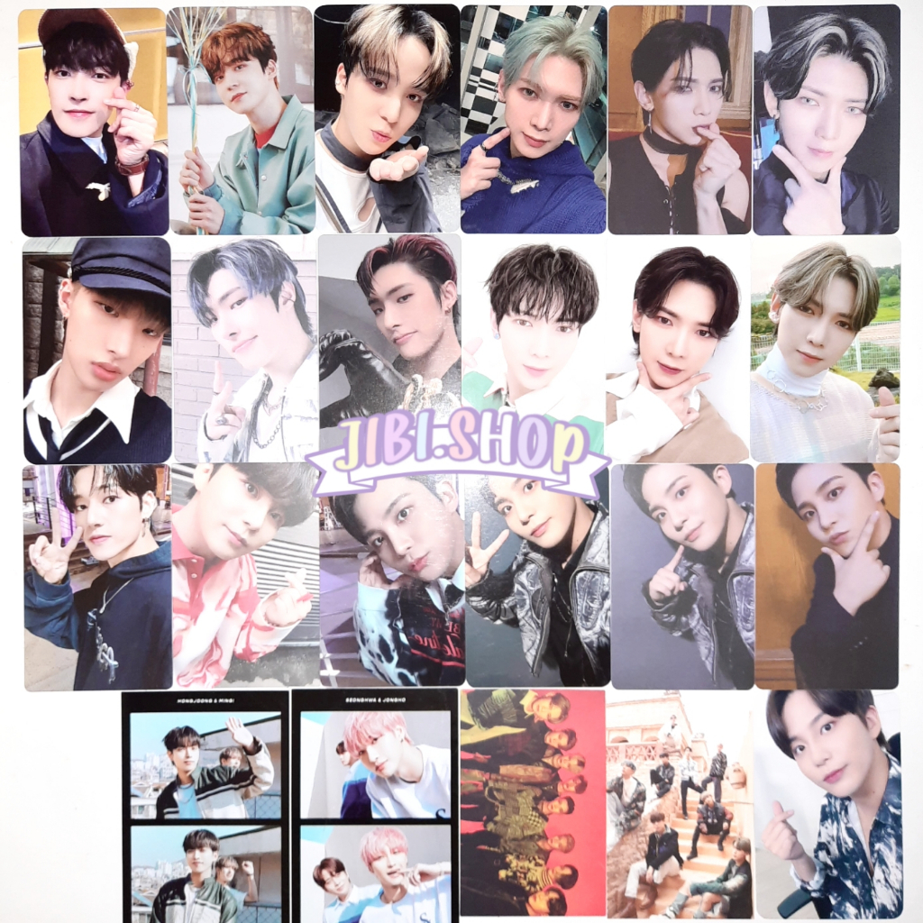 (PHOTOCARD) Ateez hongjoong yunho yeosang mingi wooyoung jongho ...