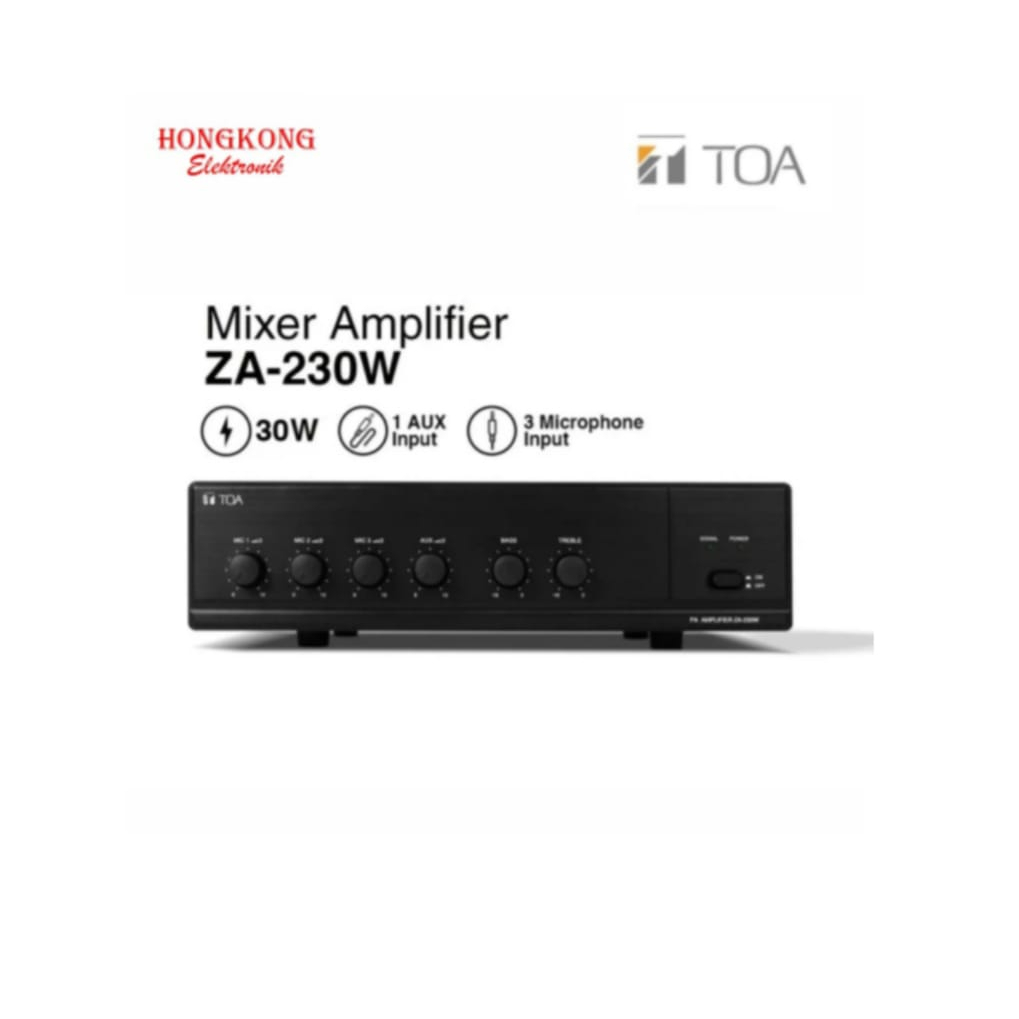 Toa ZA-230W MIXER POWER AMPLIFIER 30WATT Ampli za230w | Shopee Malaysia