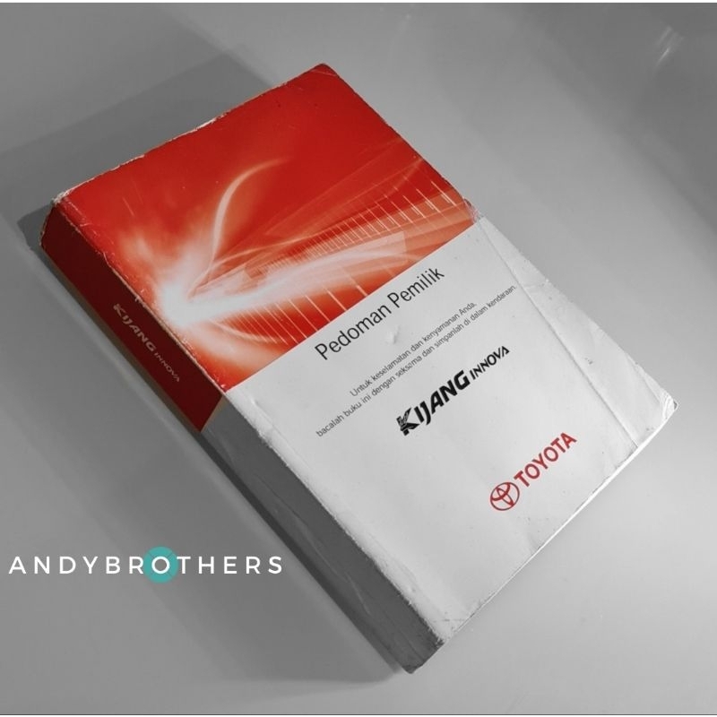 Original Toyota Kijang Innova 2011-14 Car Owner's Manual Book | Shopee ...