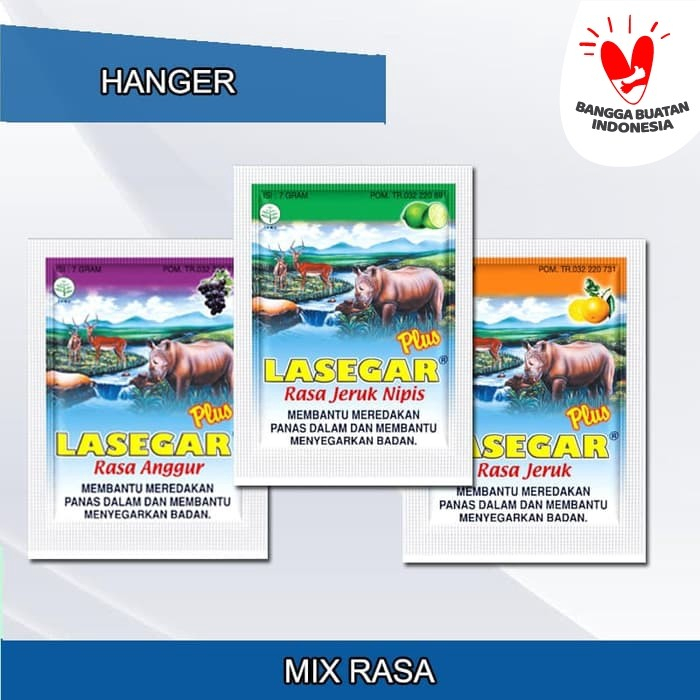 Lasegar Plus Sachet Hanger Mix Flavor/Lasegar Sachet Powder Mix Flavor ...