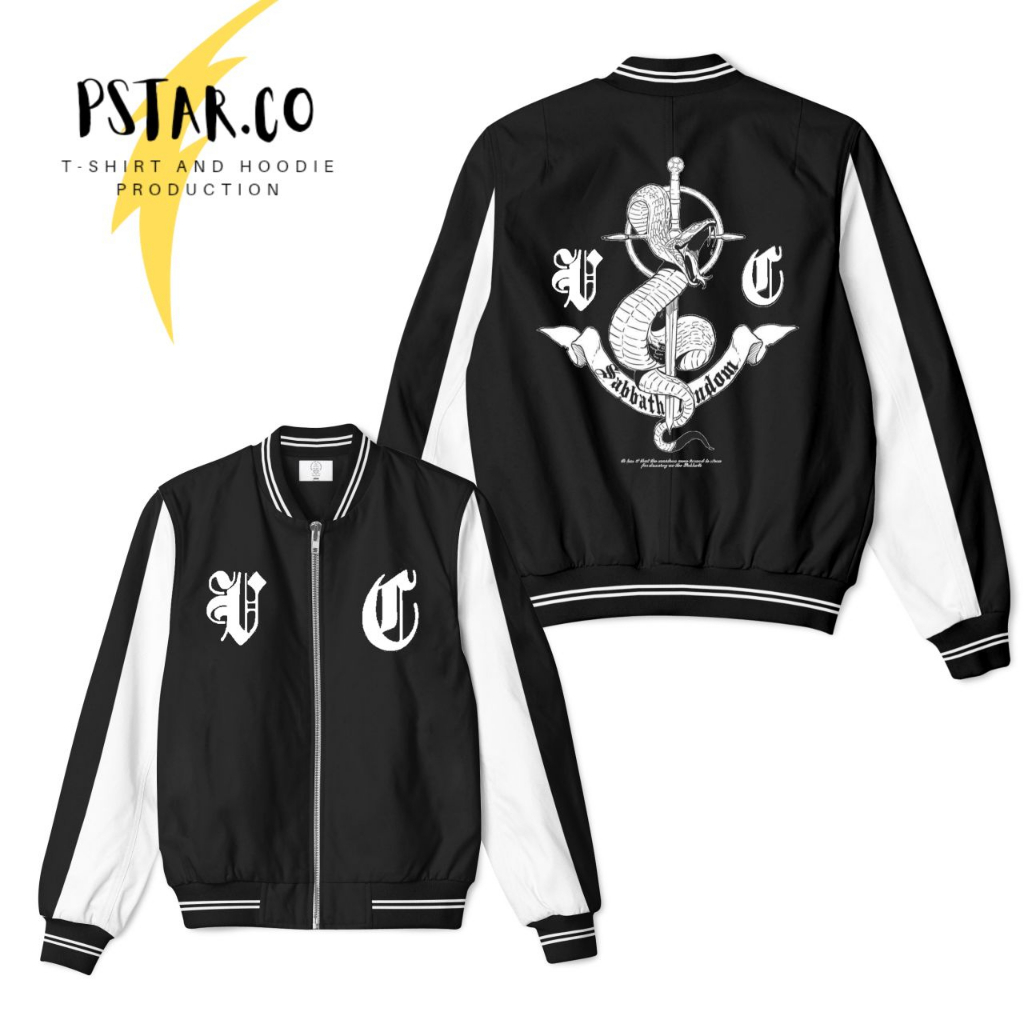 Sukajan Windbreaker Sabbath crew Manhwa Windbreaker Webtoon Jacket ...