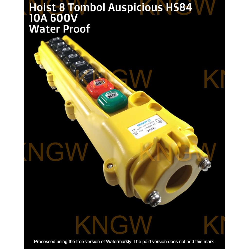 TOMBOL Aspicious HS84 Water Proof 8-Button Hoist - Hoist Button ...