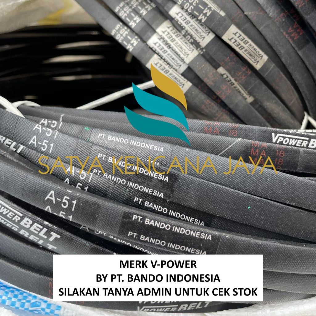 MESIN V-belt FAN BELT A31 A32 A33 A34 A35 V-POWER BY BANDO VAN BELT V ...