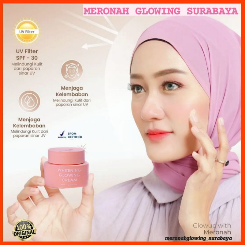 MERONAH WHITENING GLOWING CREAM, OFFICIAL DISTRIBUTOR OF MERONAH ...