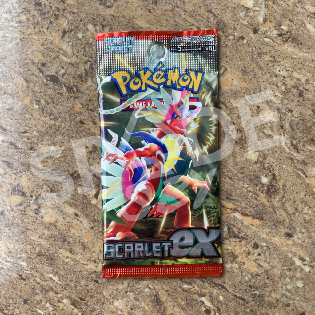 Pokemon Scarlet ex Booster Pack Pokemon Indonesia TCG sv1s with Bonus | Shopee Malaysia