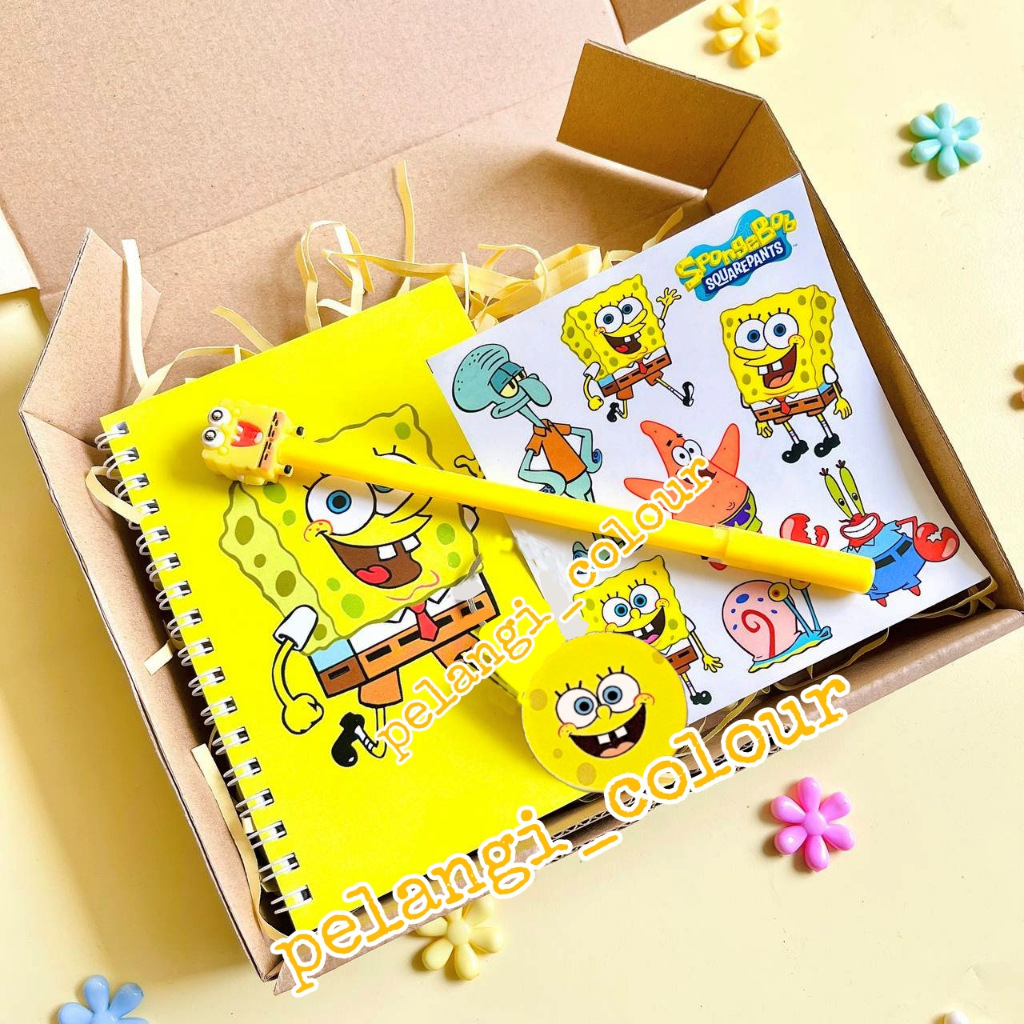Spongebob Stationery Package/spongebob box package/Children's Gift ...
