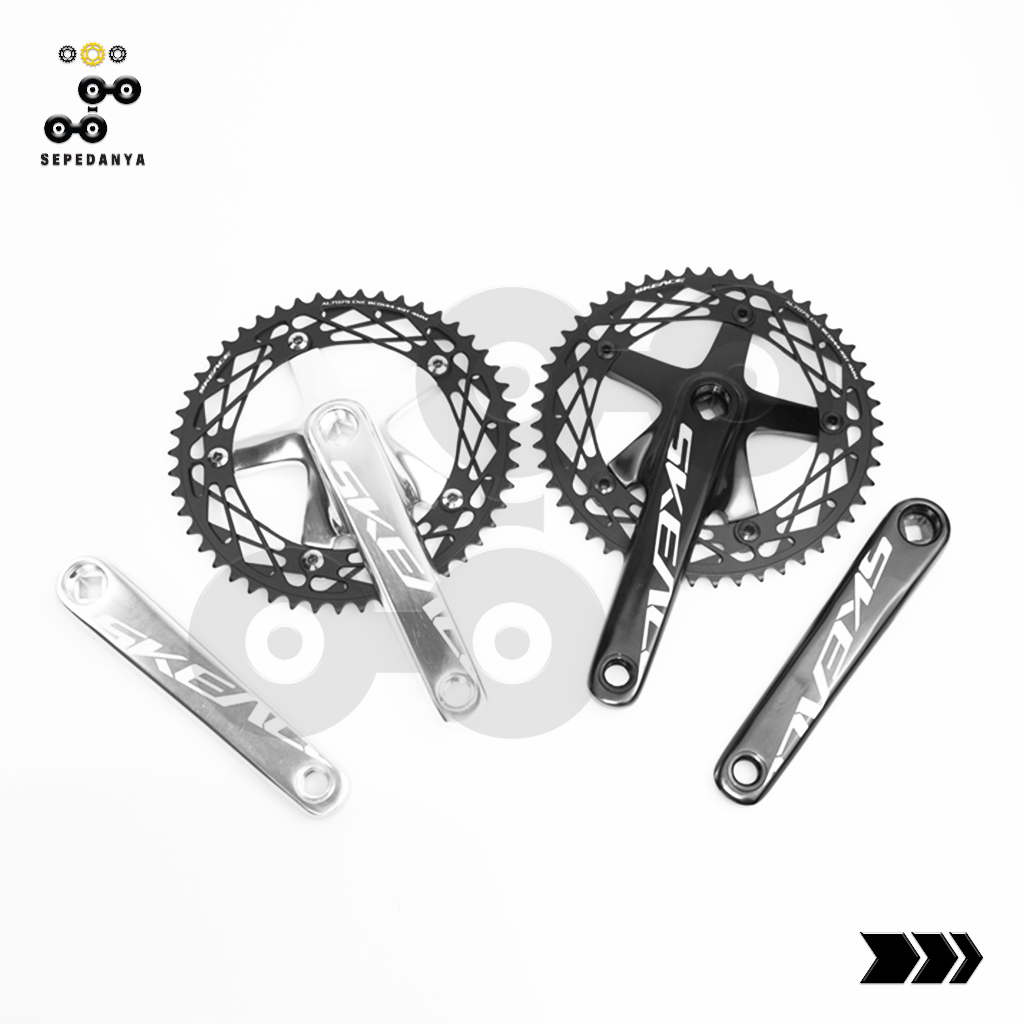 Skeace Spider Crankset Crank Set 49t 49t Bike Single Speed Fixie Fixed ...
