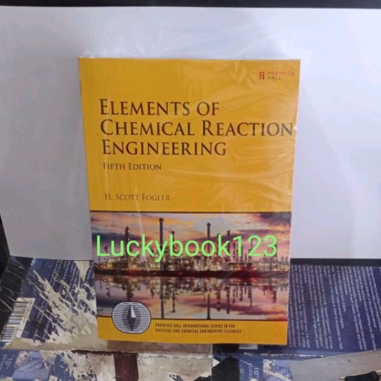 Elements of Chemical Reaction Engineering 5th Edition book by Fogler ...