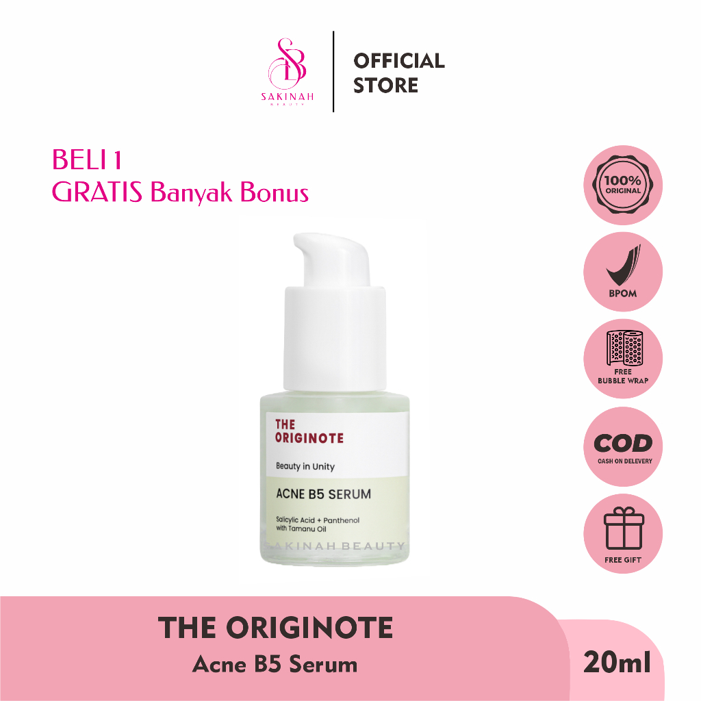 The Originote Acne B5 Serum Salicylic Acid + Panthenol with Tamanu Oil ...
