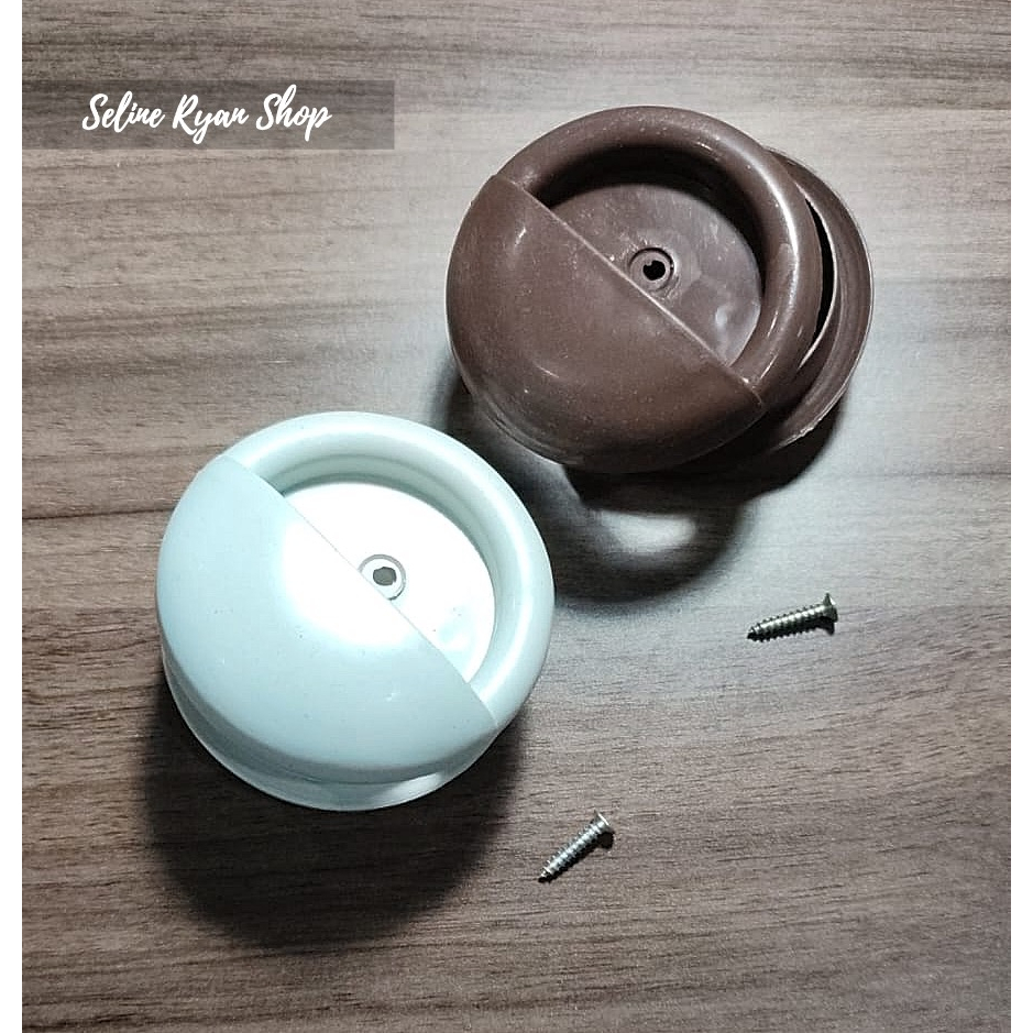 Flat Round PVC Bathroom Door Pulls / Handles | Shopee Malaysia