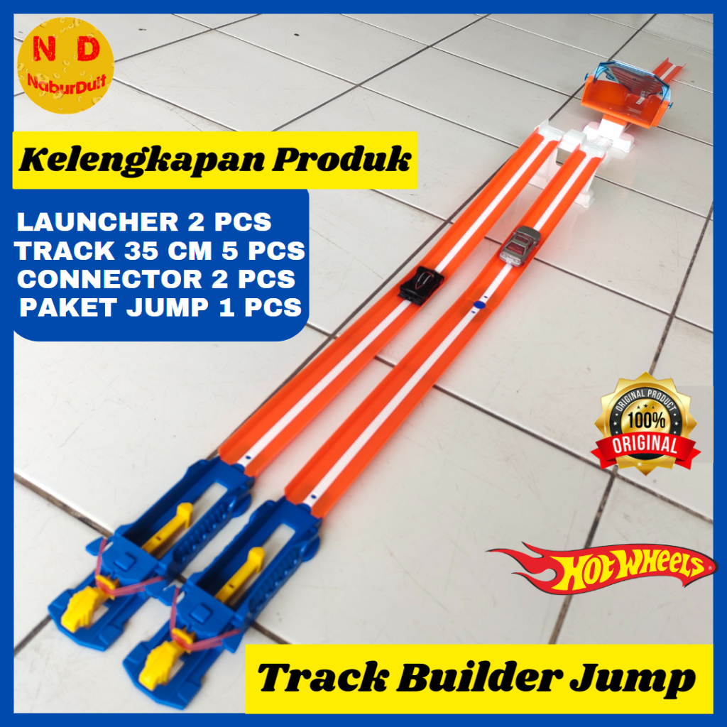 Hot Wheels Track Builder Jump Costum Original | Shopee Malaysia