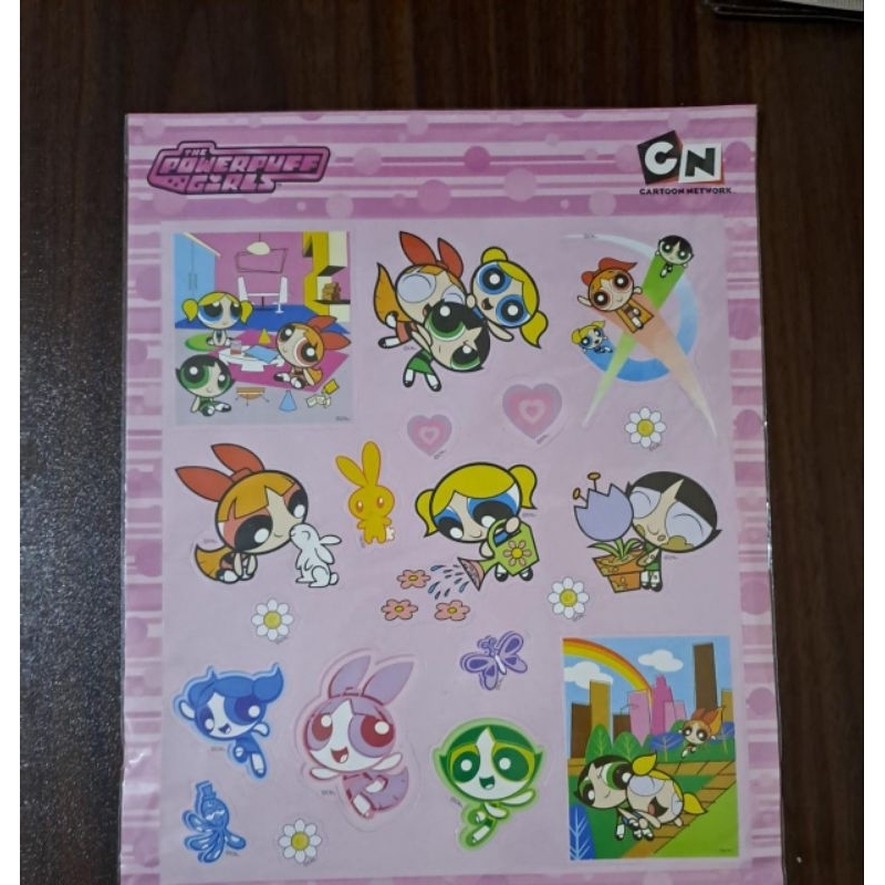 Per Sheet] Children's STICKER/THE POWERPUFF GIRLS STICKER | Shopee Malaysia