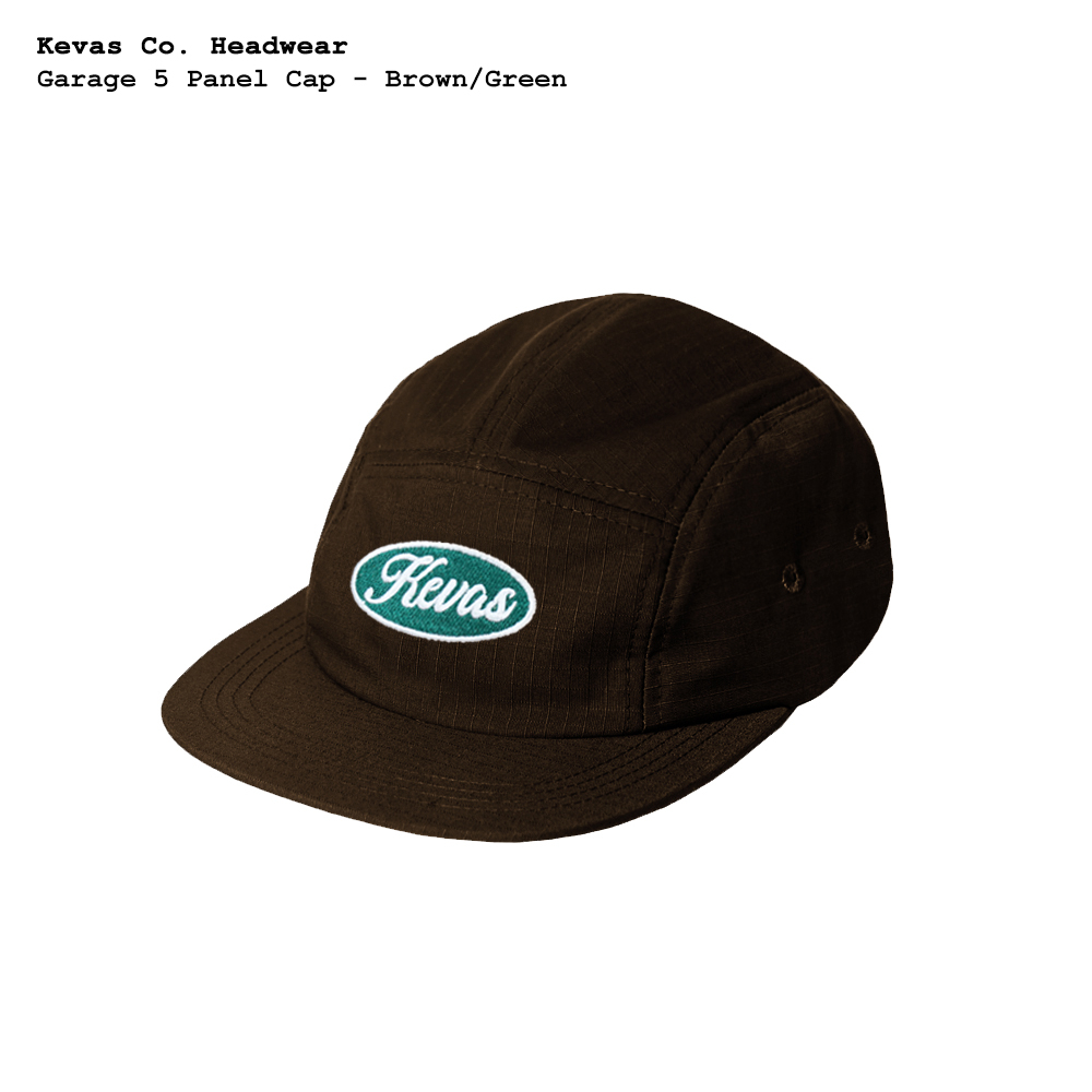 Kevas Garage 5 Panel Cap - Brown/Green | Shopee Malaysia