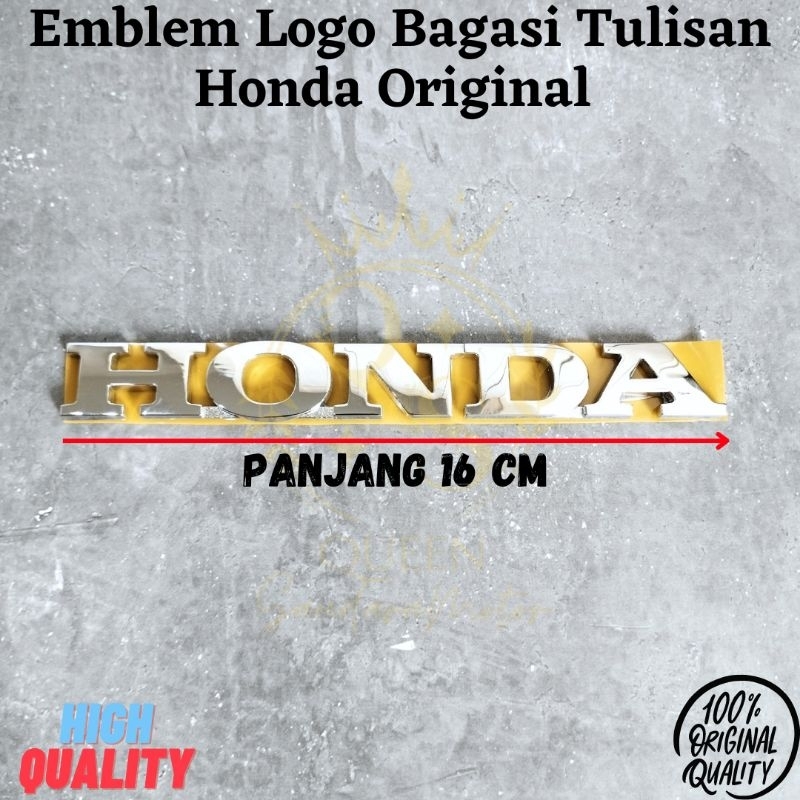 Original Honda Written Luggage Logo Emblem | Shopee Malaysia