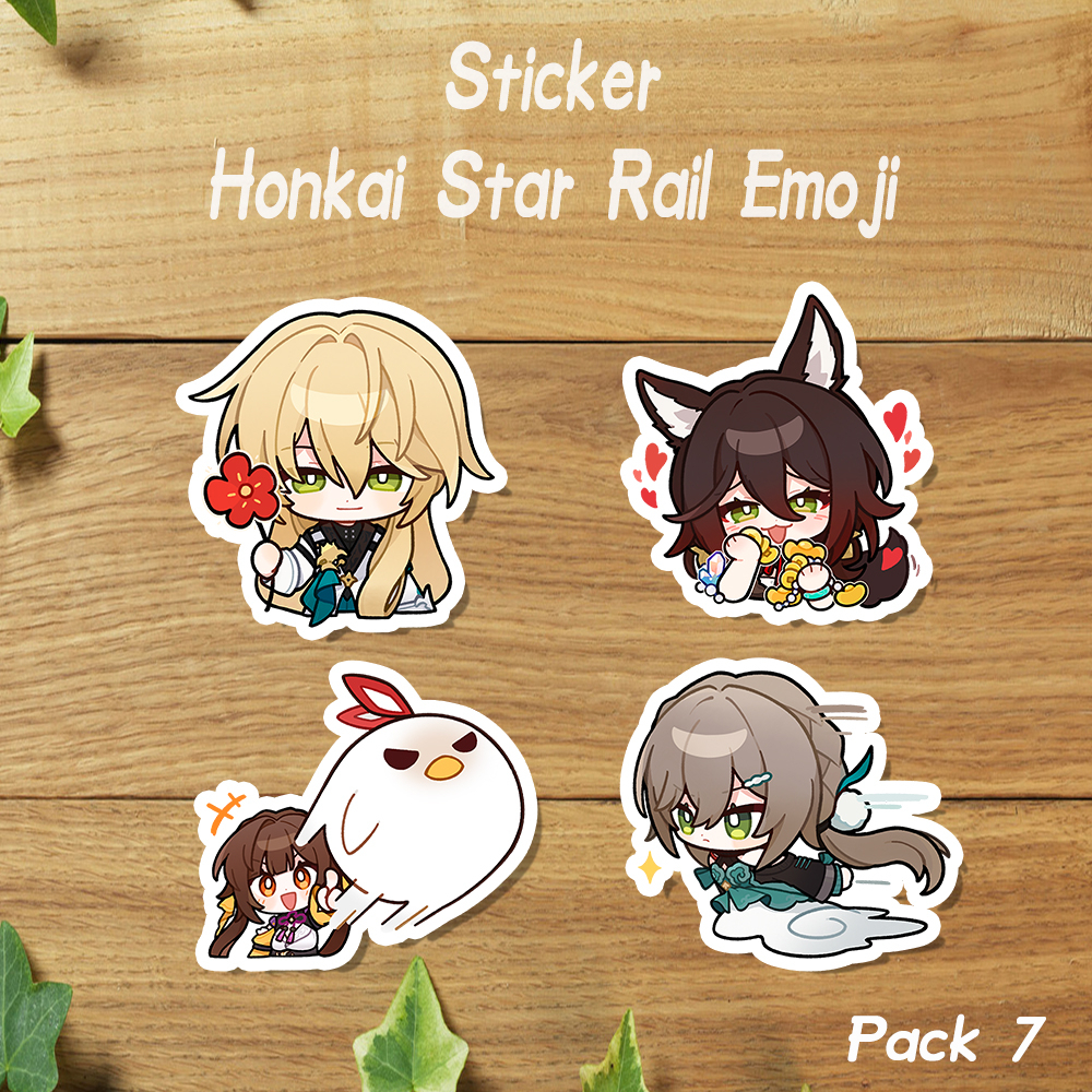 Honkai Star Rail Emoji Vinyl Sticker / Honkai Star Rail Character ...