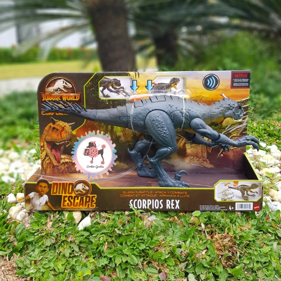 Jurassic World Slash 'N Battle Scorpios Rex | Shopee Malaysia