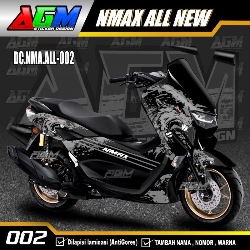 Sticker Decal Nmax 2015-2023 Full Block Decal Nmax All new Full Body ...