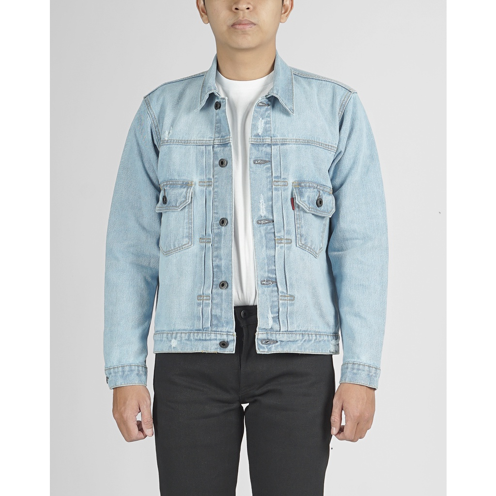 The Denim Station - DEFECT CITRASENA 13oz Type II Washed Denim Jacket | Shopee Malaysia