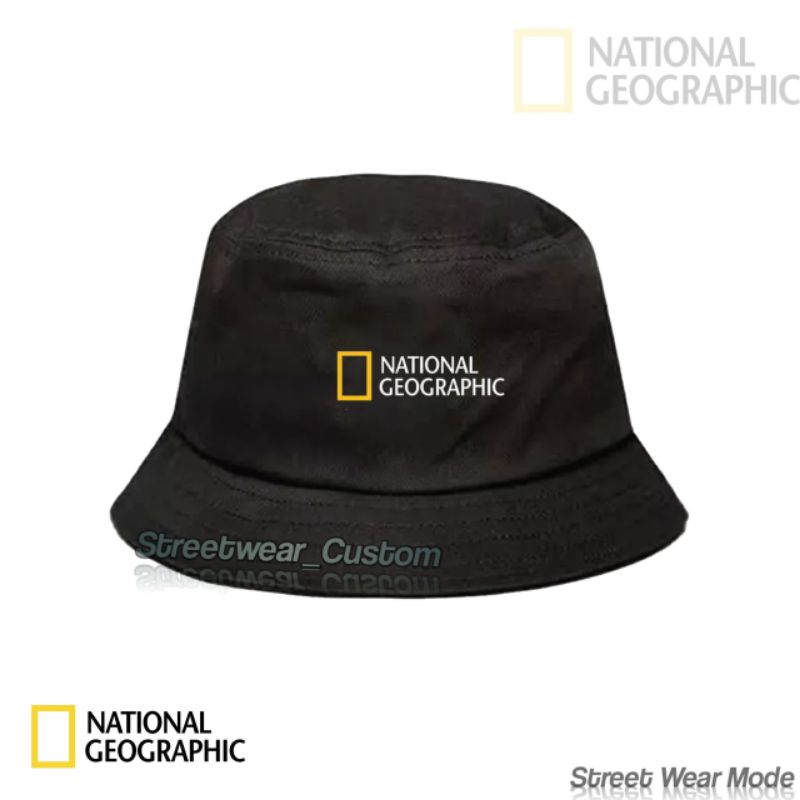Men's women's outdoor adventure bucket hats NATIONAL GEOGRAPHIC logo ...