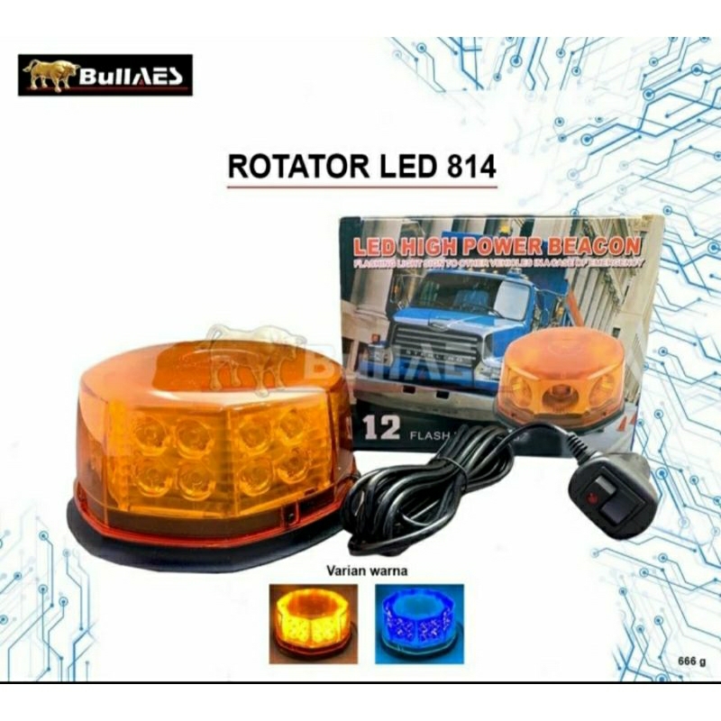 Led Rotary Rotator Light Round Magnet Led Roof Light | Shopee Malaysia