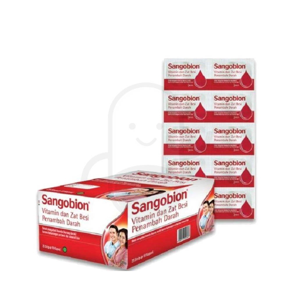 Sangobion New Formula Of Iron, Vitamins, And Minerals 1 Strip Contains ...
