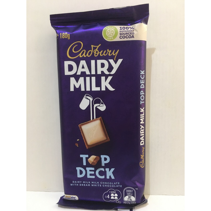 Cadbury DAIRY MILK TOP DECK 180 GR | Shopee Malaysia