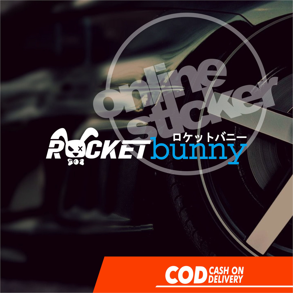 Rocket Bunny sticker | Cutting lights up | Shopee Malaysia
