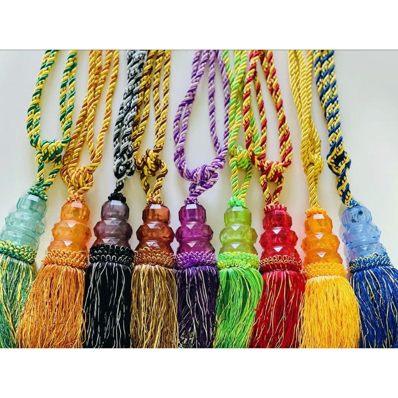 Luxury tassel crystal curtain rope curtain tie curtain hook rope unit ...