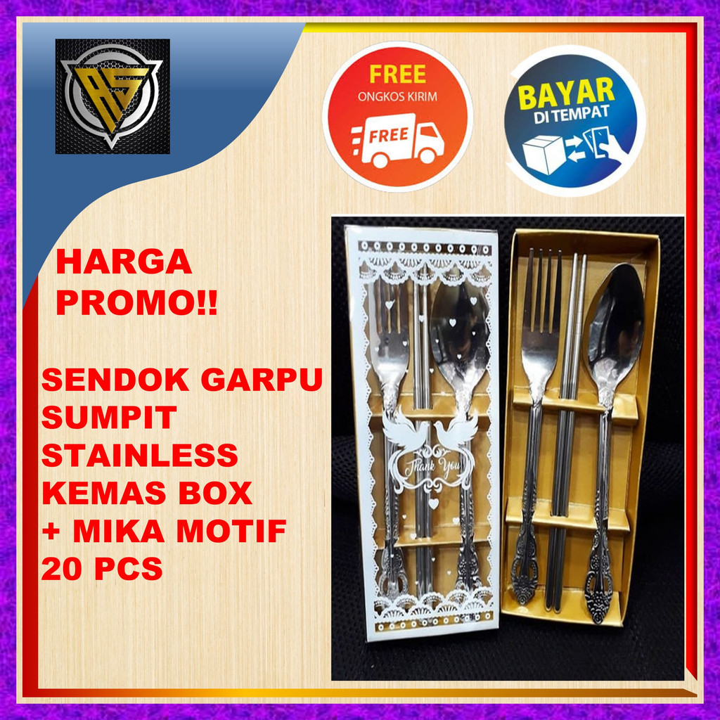 (20 Pcs) Wedding Souvenirs 1 SET Stainless Spoon Fork Chopsticks Puppet ...