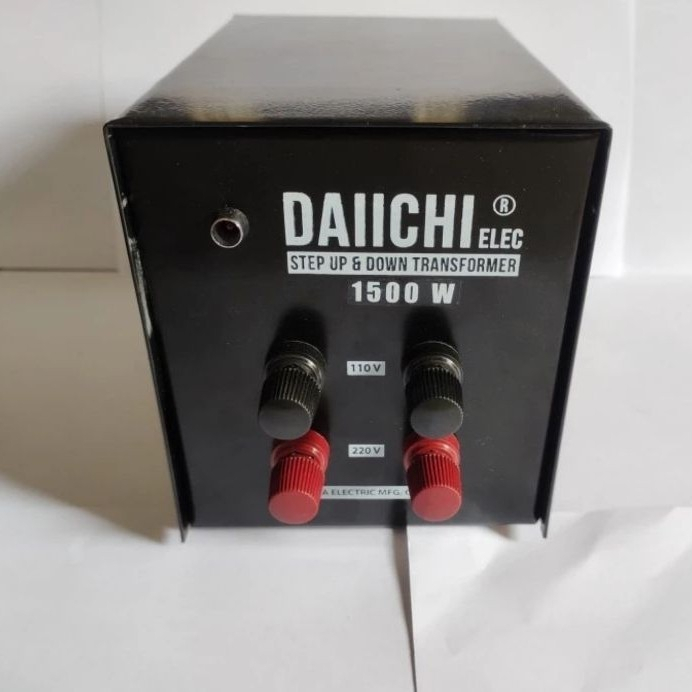 Step Down & Up Transformer 1500 Watt DAIICHI Brand Transformer | Shopee ...