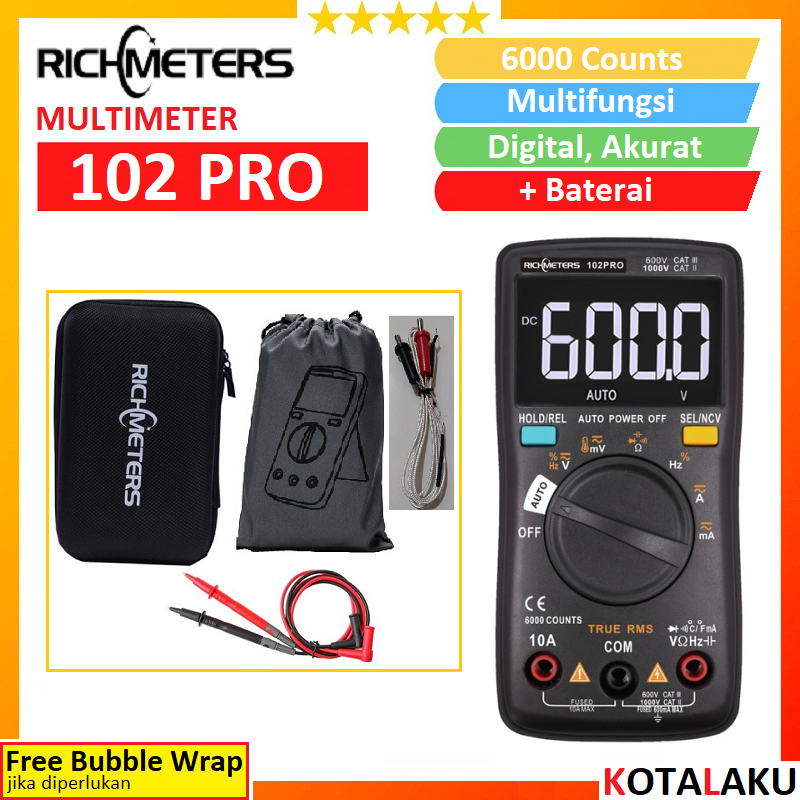 Richmeters Digital Multimeter Multitester Avometer Voltmeter Meter ...