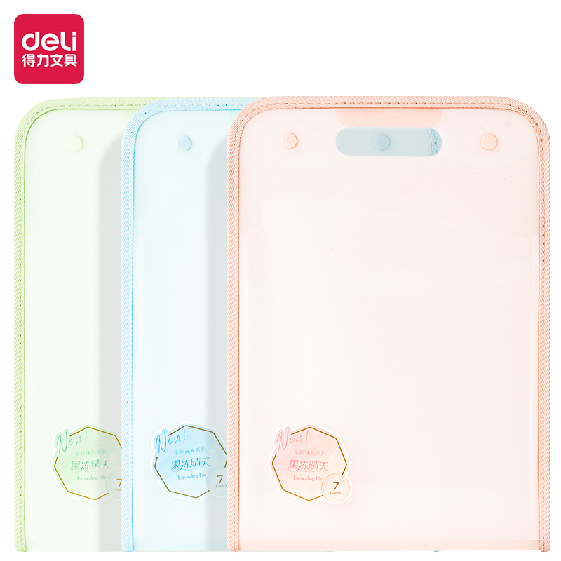Deli Map Harmonica / Expanding File A4 7 Pastel Color Dividers PM311 ...