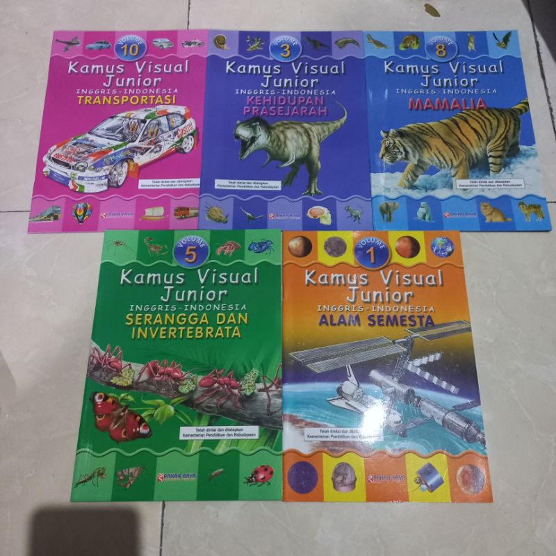 Junior VISUAL Dictionary - English - Indonesian - Mammals _ Prehistoric Life _ Transportation ...