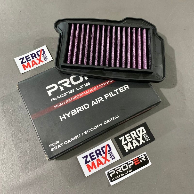 Proper Racing Line Hybrid Air Filter Honda Scoopy Karbu Beat Karbu ...